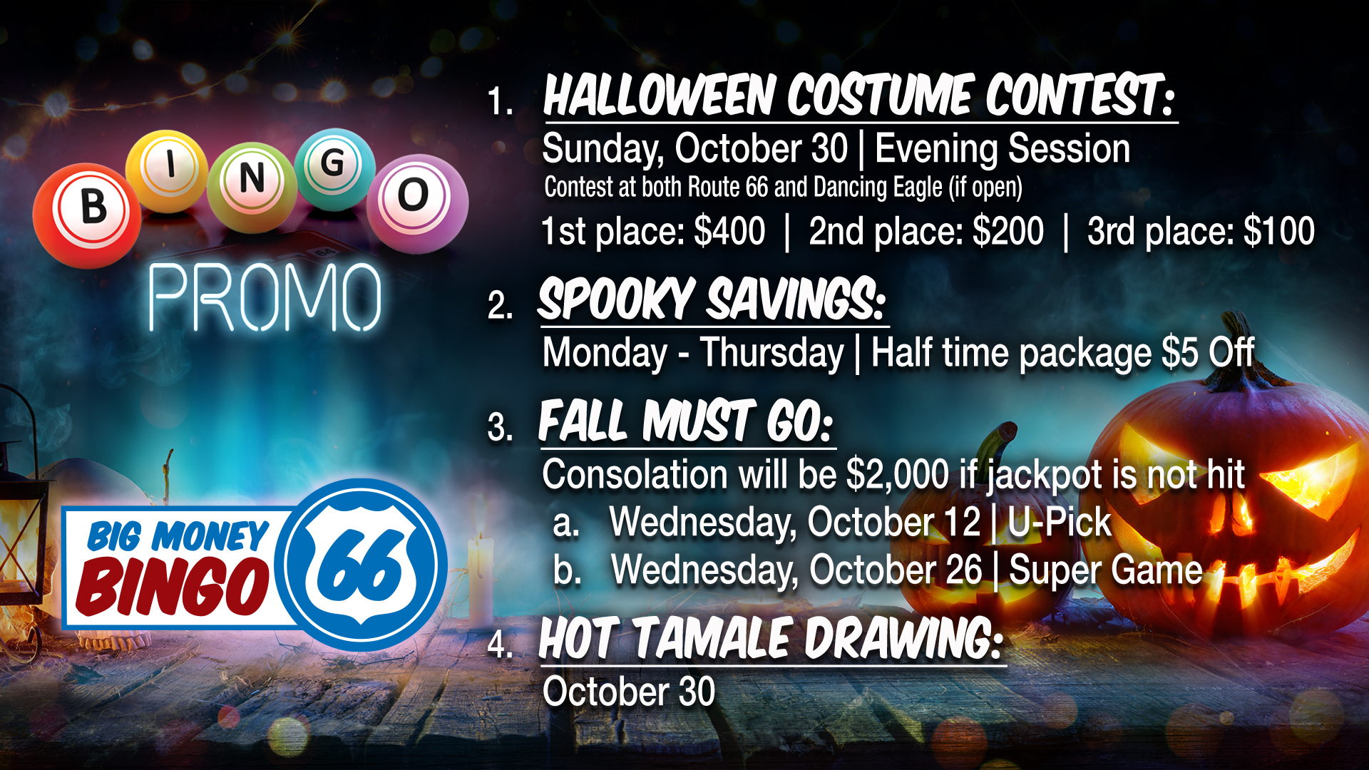 Bingo - Route 66 Casino Hotel