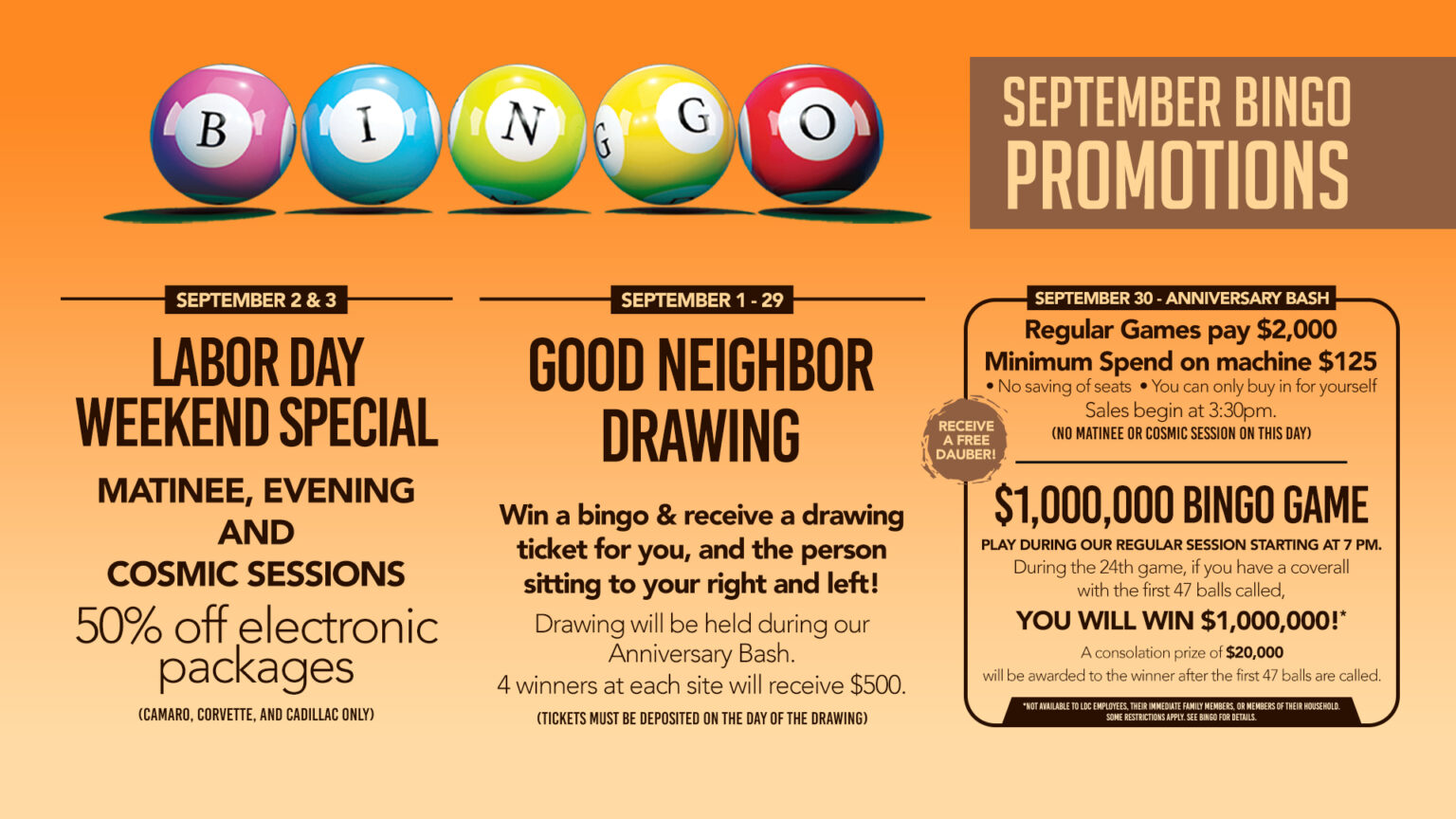 Bingo - Route 66 Casino Hotel