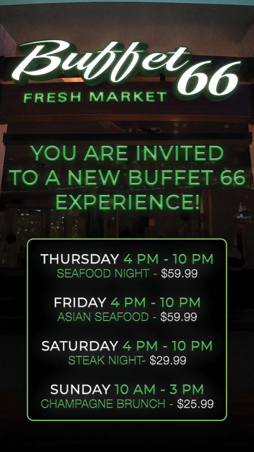 Buffet 66 Fresh Market - Route 66 Casino Hotel